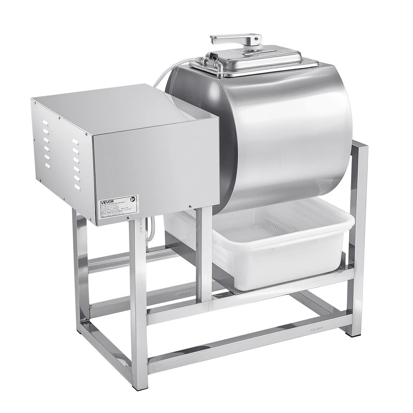 VEVOR Meat Tumbler Marinator – 40L, 3-Speed, Bidirectional