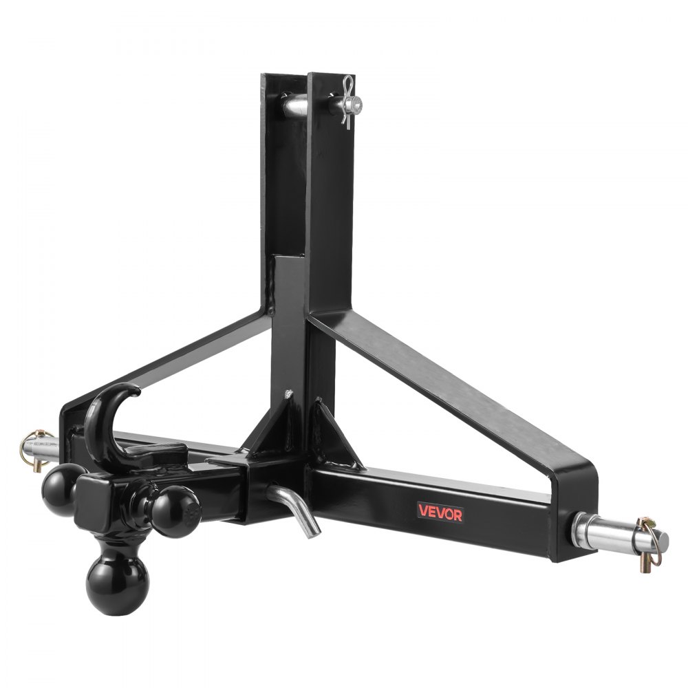 VEVOR 3 Point Trailer Hitch with 2 in Receiver, 3pt Quick Hitch ...