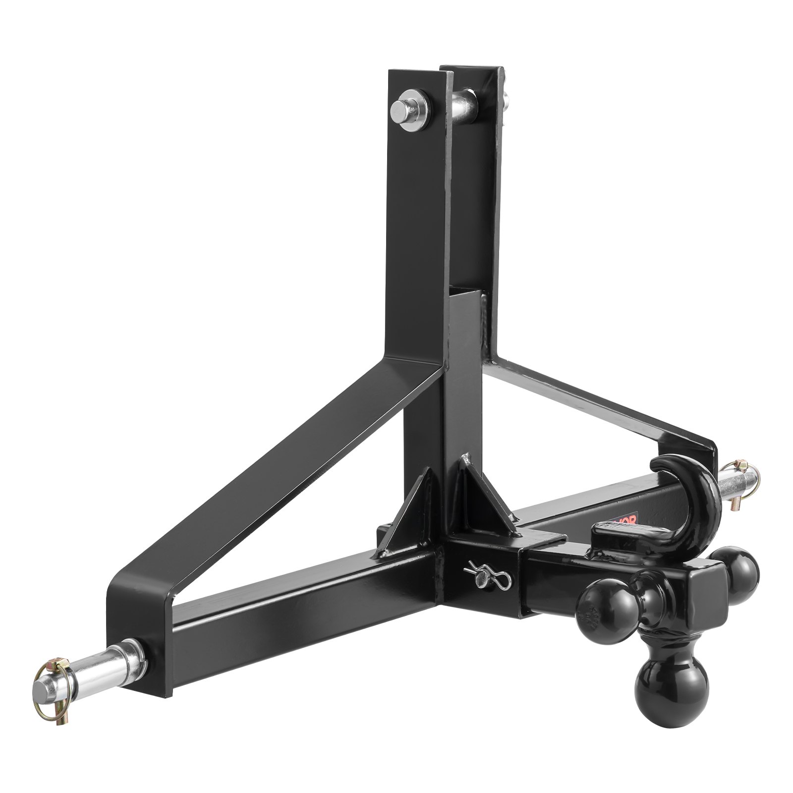 VEVOR 3 Point Trailer Hitch with 2 in Receiver, 3pt Quick Hitch ...