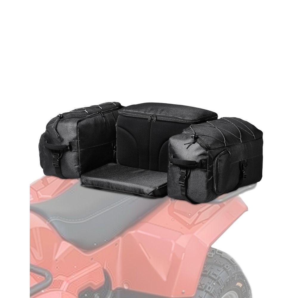 VEVOR ATV Rear Storage Bag, 74L ATV Rear Cargo Bag with Cooler ...