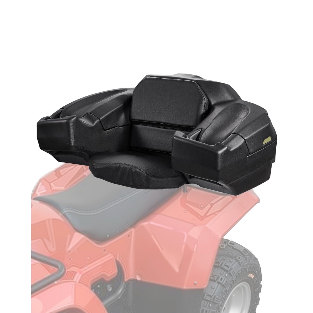 VEVOR ATV Rear Seat With Storage — 95L Cargo Box & Cushion