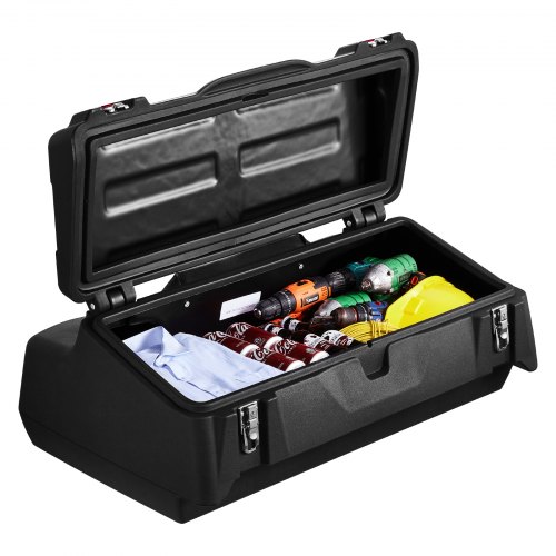 ATV Rear Storage Box Lounger 95L Waterproof ATV Cargo Gear Box with ...