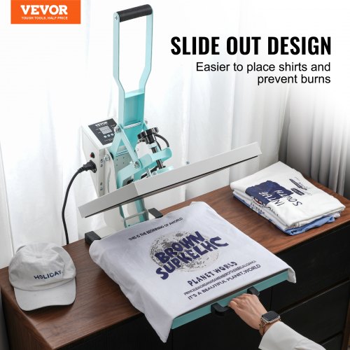 VEVOR Heat Press Machine 15x15 in Slide Out Heat Transfer Machine T ...