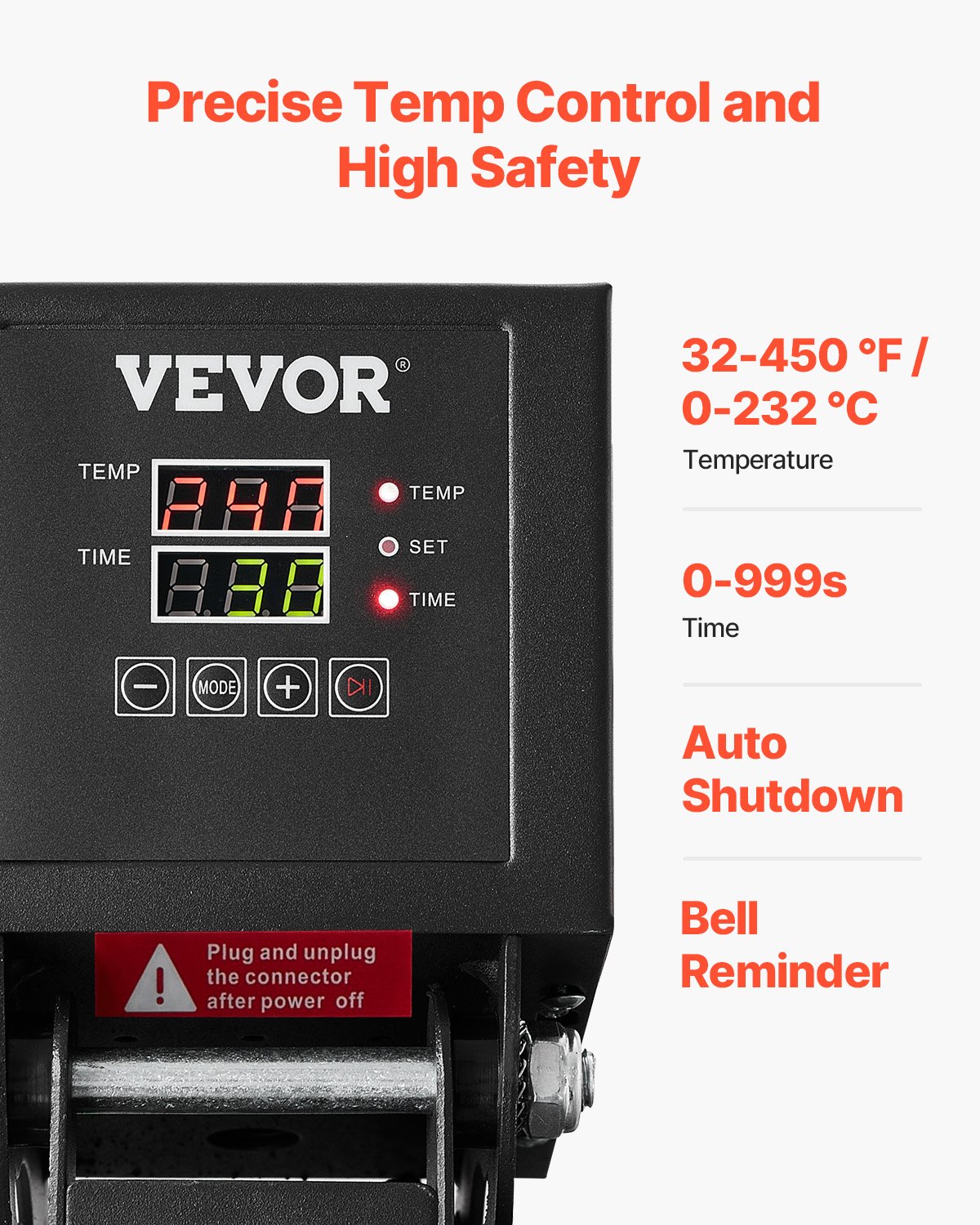 VEVOR Vinyl Heat Press – Fast & Even Heating System