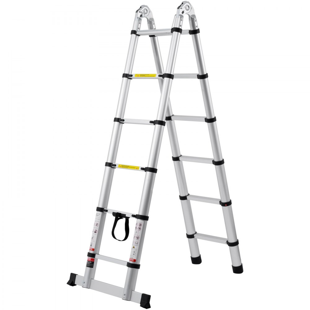 VEVOR Telescopic Ladder 12.5FT — Lightweight, Multi-Purpose