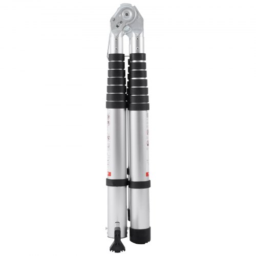 VEVOR Telescoping Ladder, 16.5FT A-Shape Aluminum Extension Ladder ...