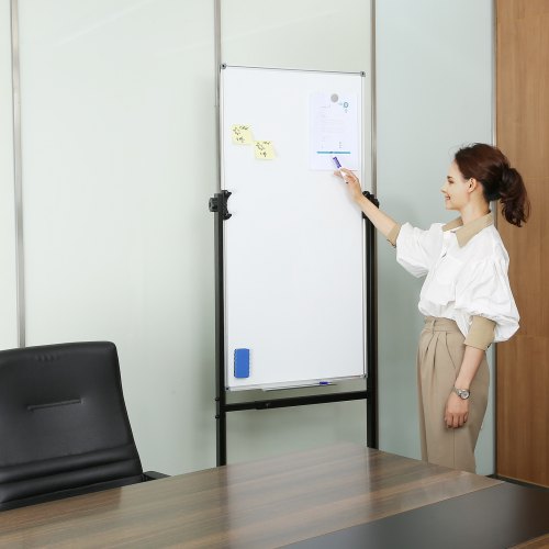 VEVOR VEVOR Rolling Magnetic Whiteboard Double-sided Mobile Whiteboard ... VEVOR VEVOR Rolling Magnetic Whiteboard Double-sided Mobile Whiteboard ...