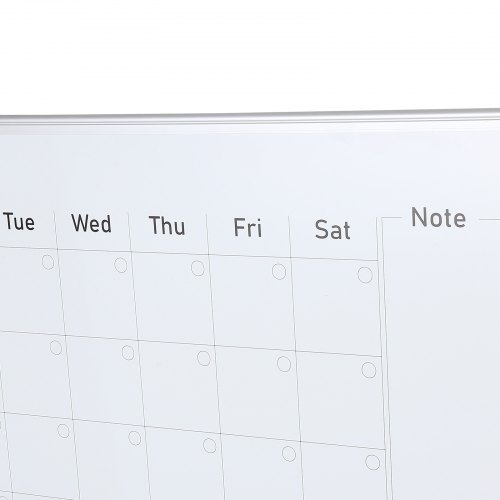VEVOR Calendar Whiteboard, 36 x 24 Inches Magnetic Dry Erase Calendar ...