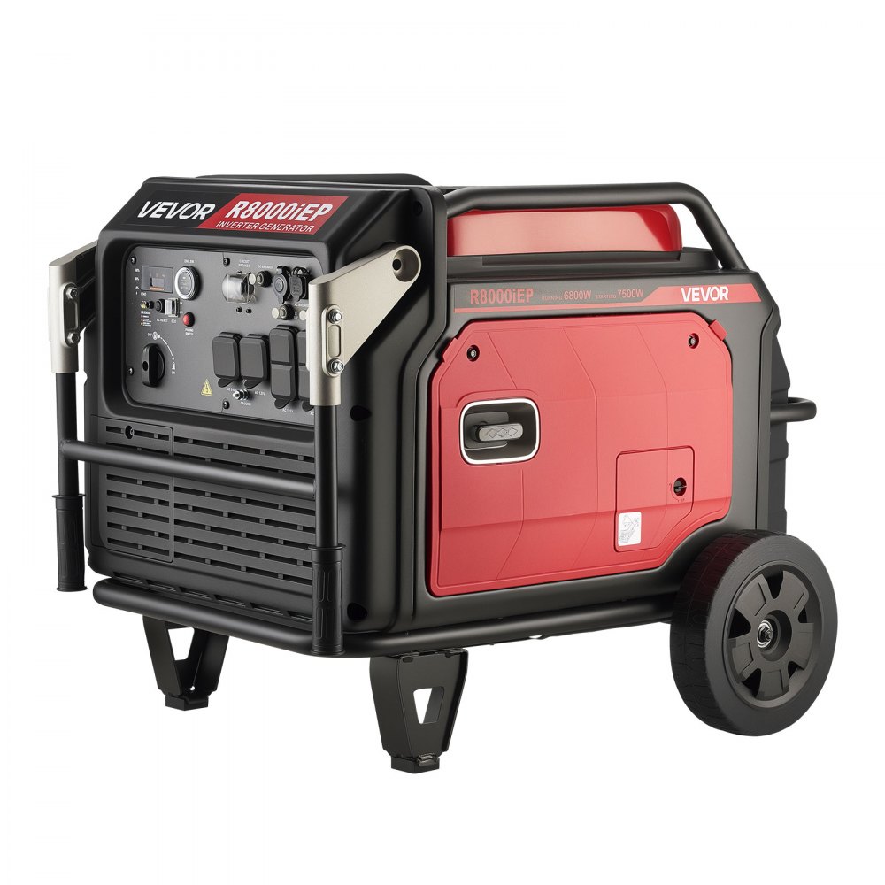 VEVOR Inverter Generator, 10000W Peak Watt Quiet Inverter Generator ...