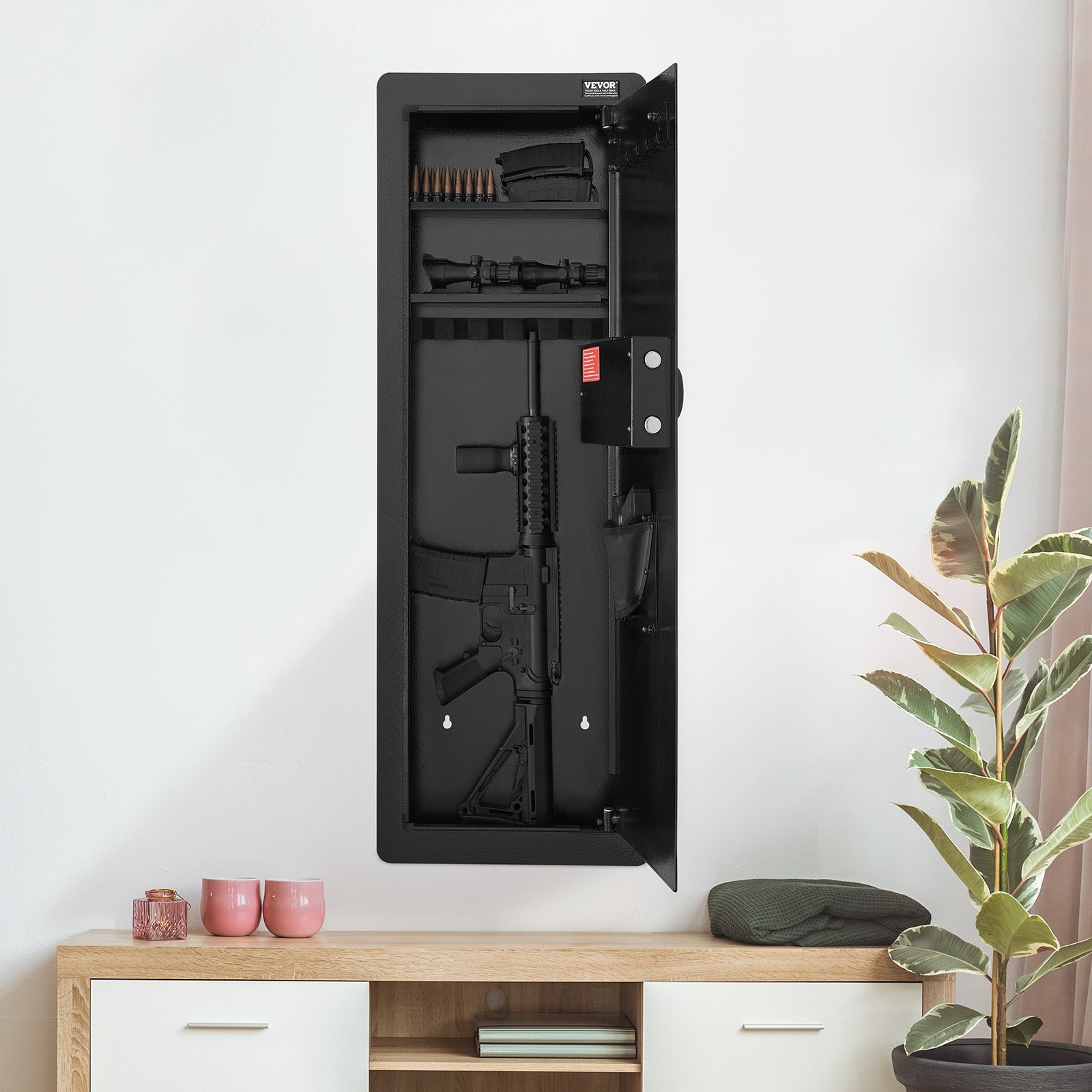 VEVOR In-Wall Gun Safe — Unique Dual-Lock Design