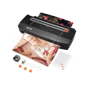 VEVOR Laminating Machine 10 Mil – A3, 1 Min Warm-Up, Black