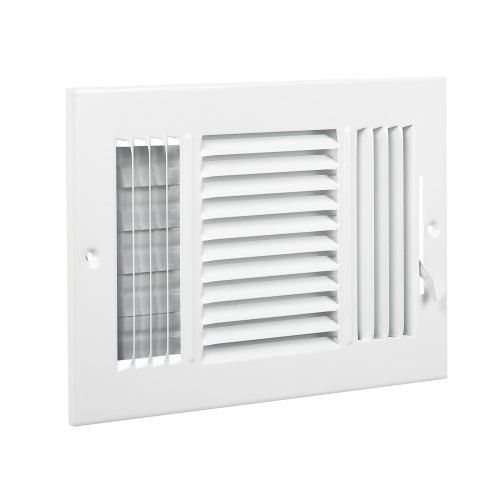 VEVOR 6 x 10 Inch Floor Registers, 6-Pack Floor Vents, HVAC 3-Direction ...