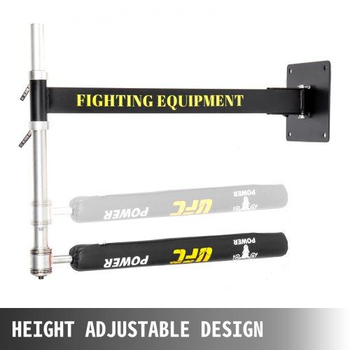 VEVOR Boxing Spinning Bar Wall Mount,Black Punching Spinning Bar for ...