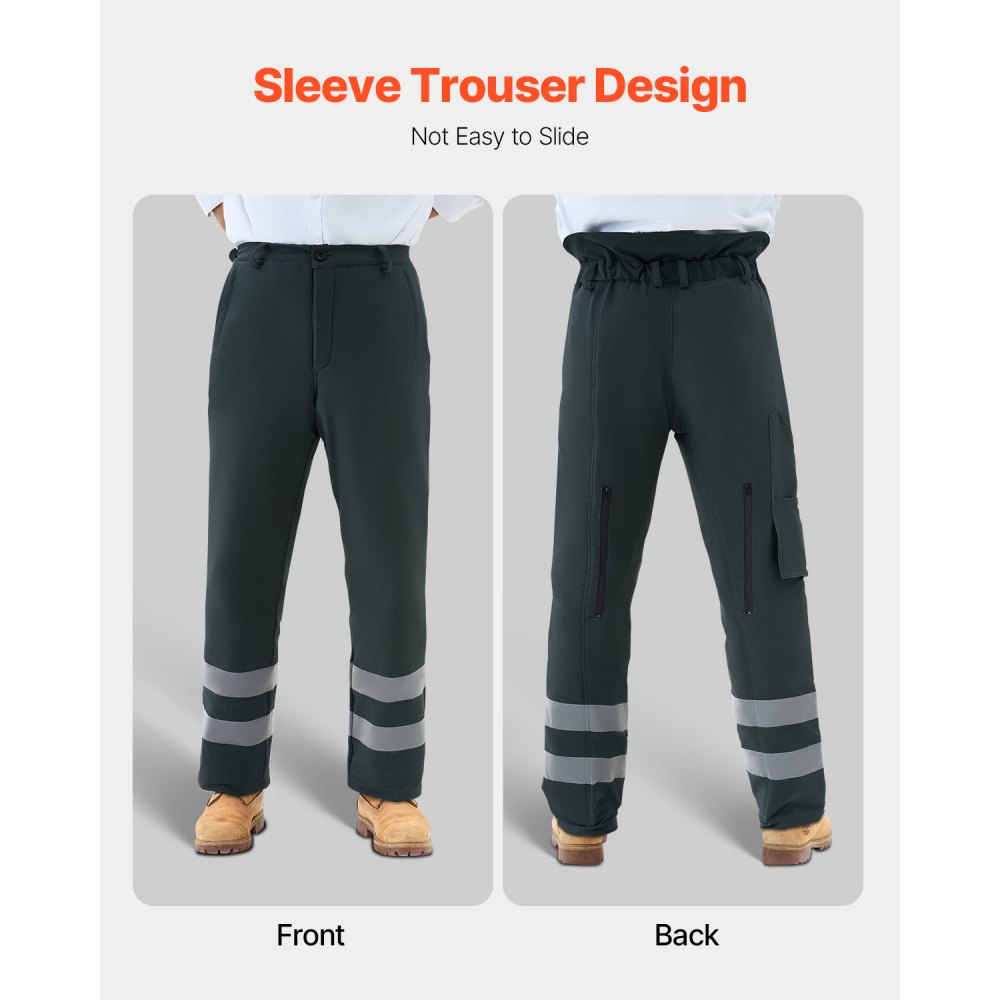 VEVOR Chainsaw Chaps Wrap, Class A, 8 Layers Chainsaw Pants with ...