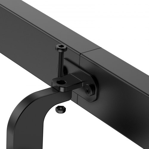VEVOR Wall Mounted Stair Handrail, 15ft Black Aluminum Staircase ...