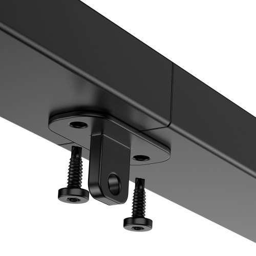 VEVOR Wall Mounted Stair Handrail, 15ft Black Aluminum Staircase ...