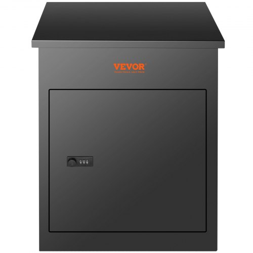 VEVOR Mailboxes for Outside 17.3"x13.8"x22.8", Galvanized Steel Package ...