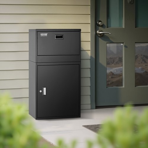 VEVOR Package Delivery Boxes for Outside 38.6 in Lockable Parcel Drop ...