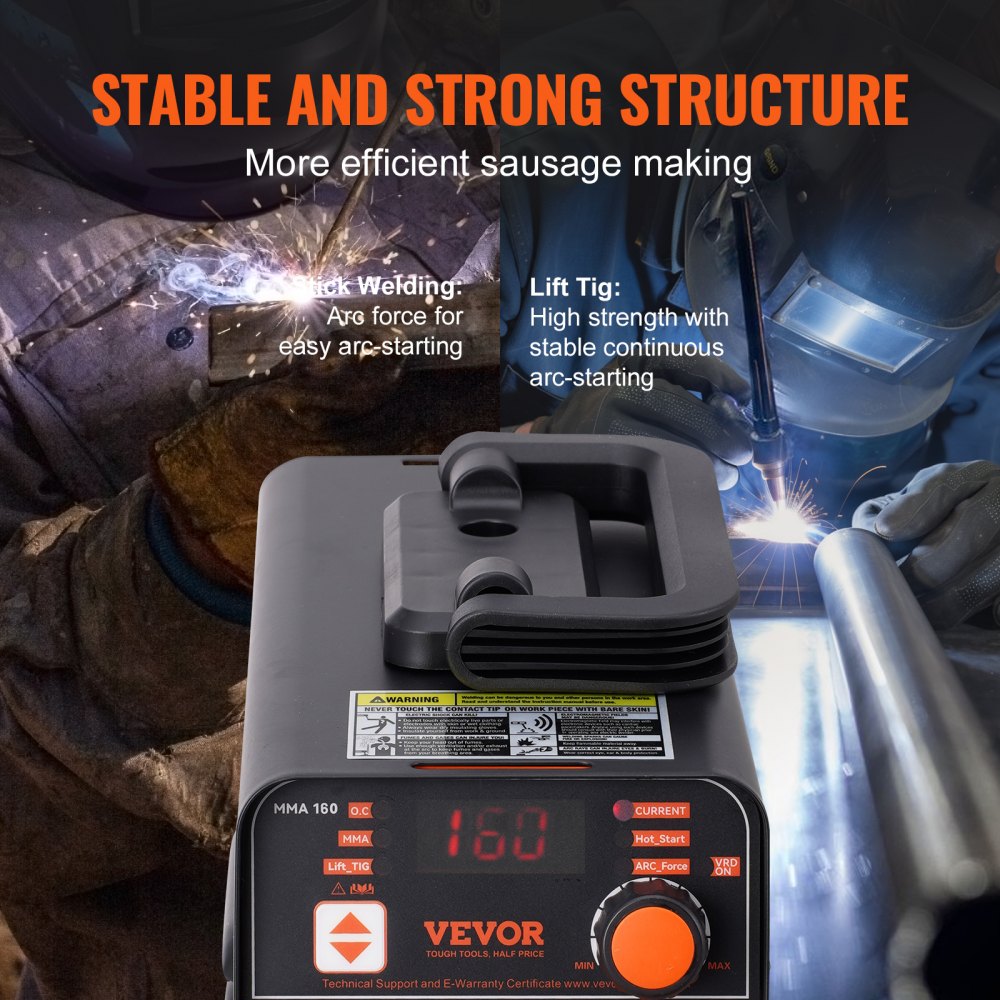 VEVOR ARC Stick Welder 110V/220V 120A 2-in-1 Lift TIG Welding Machine ...