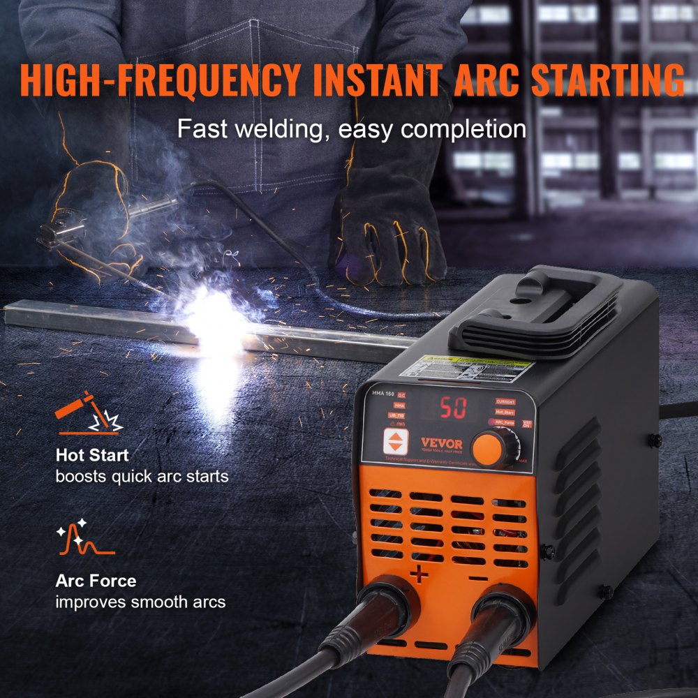 VEVOR ARC Stick Welder 110V/220V 120A 2-in-1 Lift TIG Welding Machine ...