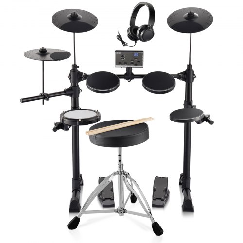 VEVOR Electric Drum Set Electronic Drum Kit 150 Sounds for Beginners ...