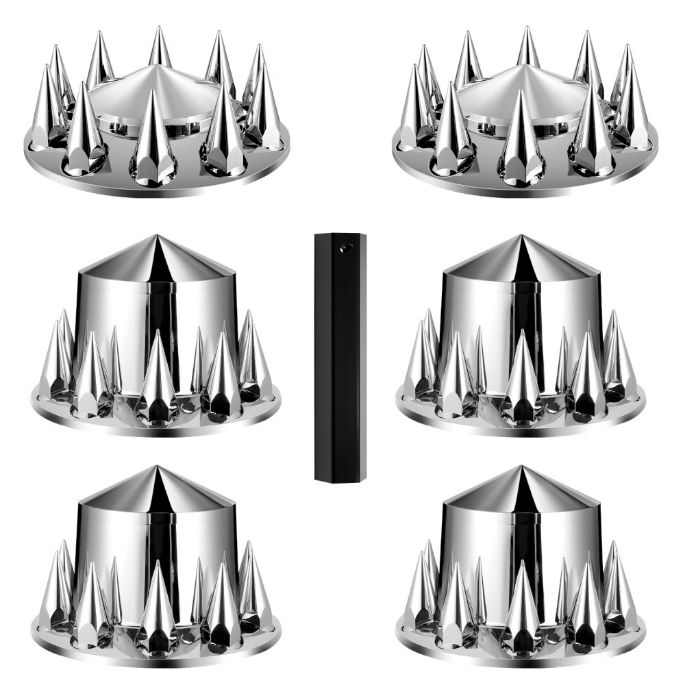Rear&Front Axle Cover Combo Kit ABS Lug Nut Covers with Nut Cover Tools ...