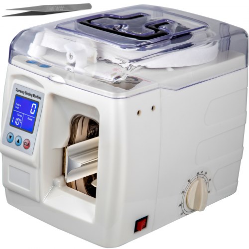 VEVOR Banknote Binding Machine, 1.5 s/Once, Automatic Money Binder w ...