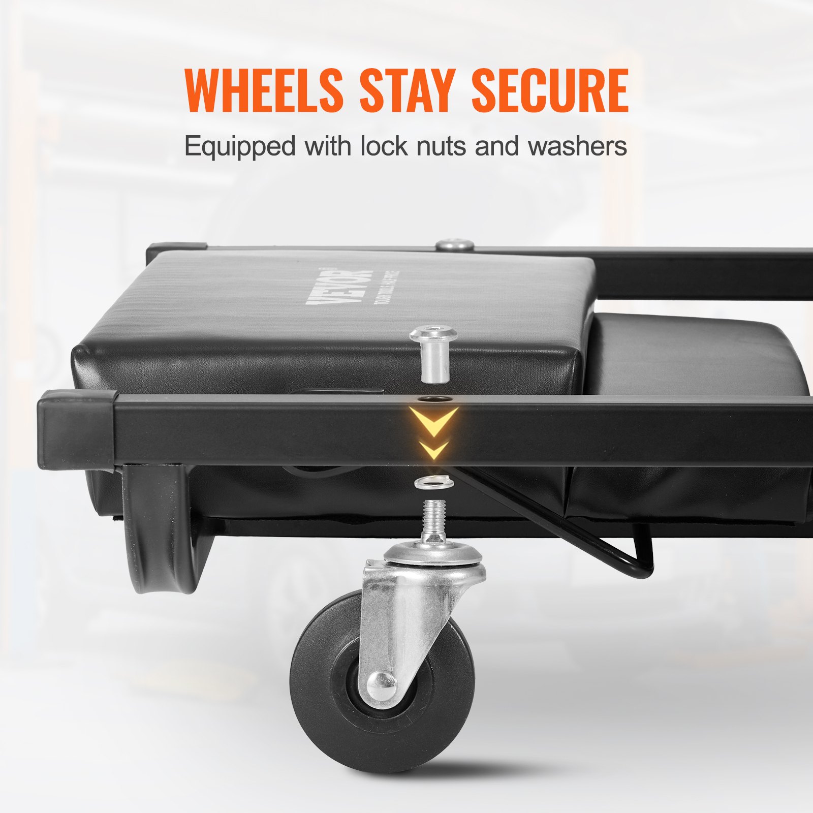 VEVOR Mechanic Garage Creeper, 40-Inch, 300 lbs Capacity Automotive ...