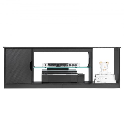 VEVOR TV Stand for TVs up to 65 in Modern Entertainment Center with ...