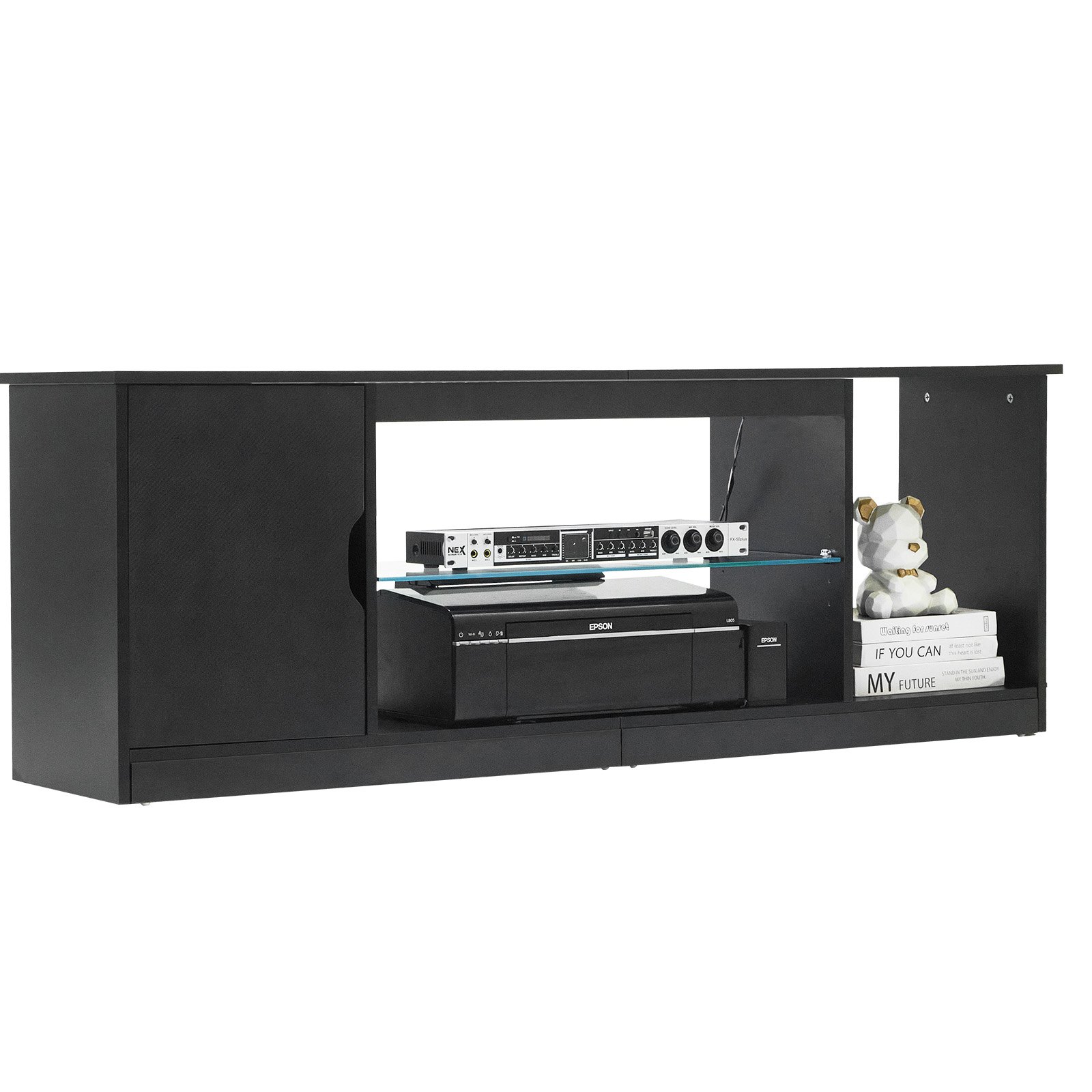 VEVOR TV Stand for TVs up to 65 inch, Modern Entertainment Center with ...