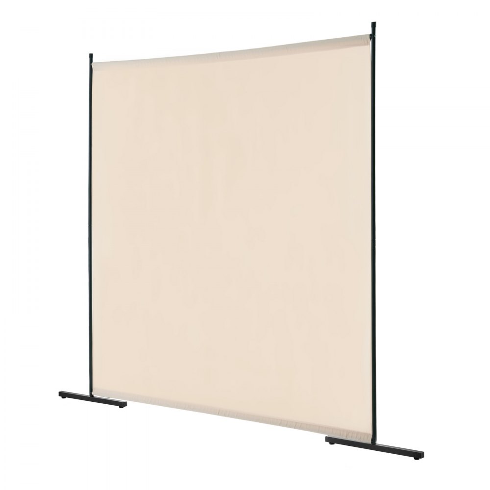 VEVOR Single Panel Room Divider – 6FT, 71.3" × 71.5", Beige