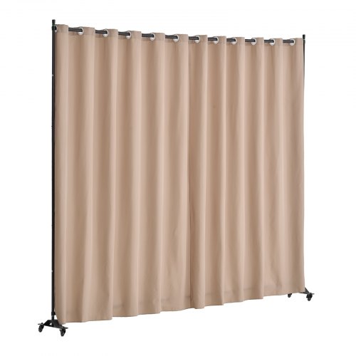 VEVOR Room Divider, 96×120inch Portable Panel Room Divider with Wheels ...