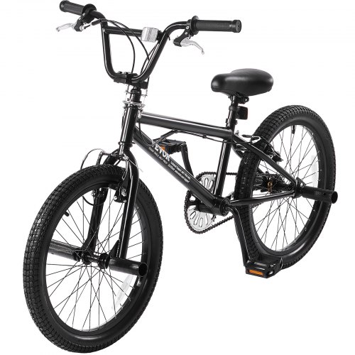 VEVOR 20-Inch BMX Bike Freestyle Bike Men Kids BMX Bicycle Hi-Ten Steel Frame | VEVOR US