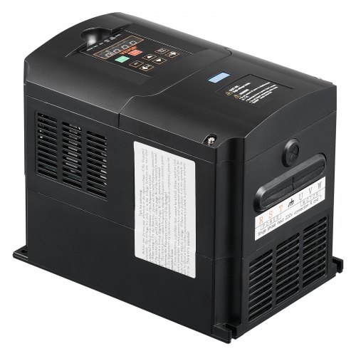 VEVOR VFD 10HP, 7.5KW, 35A, 1 or 3 Phase 220V Input to 3 Phase 220V Output Variable Frequency ...