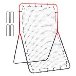 VEVOR Baseball And Softball Rebounder Net, 3 x 4.5 ft PitchBack ...