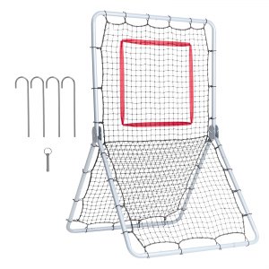 VEVOR Baseball And Softball Rebounder Net, 3.5 x 6 ft PitchBack ...