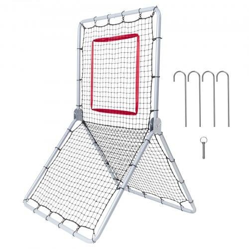 VEVOR Baseball And Softball Rebounder Net 3.5 x 6 ft 5 Adjustable ...