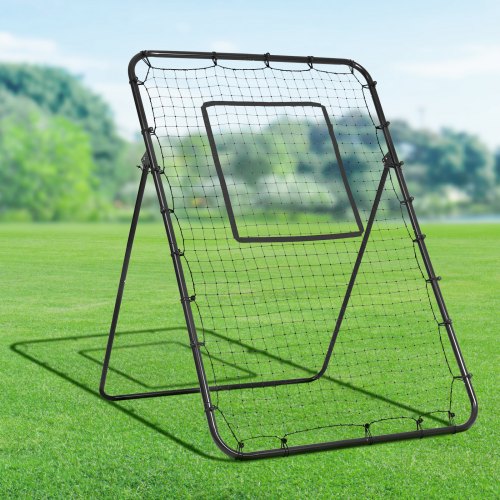 VEVOR Baseball And Softball Rebounder Net 4x6 Ft PitchBack Adjustable ...