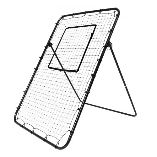 VEVOR Baseball And Softball Rebounder Net 4x6 Ft PitchBack Adjustable ...