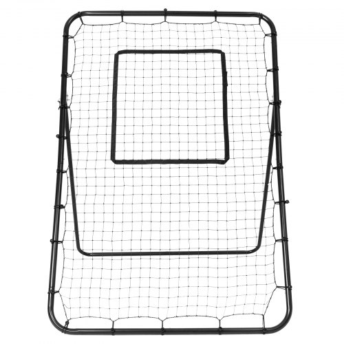 VEVOR Baseball And Softball Rebounder Net 4x6 Ft PitchBack Adjustable ...