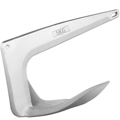 VEVOR Bruce Claw Anchor 11 lb Boat Anchor, Galvanized Steel Boat Anchor ...