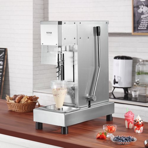 VEVOR Ice Cream Blender 750W Ice Cream Mixer Stir Machine 304 Stainless ...