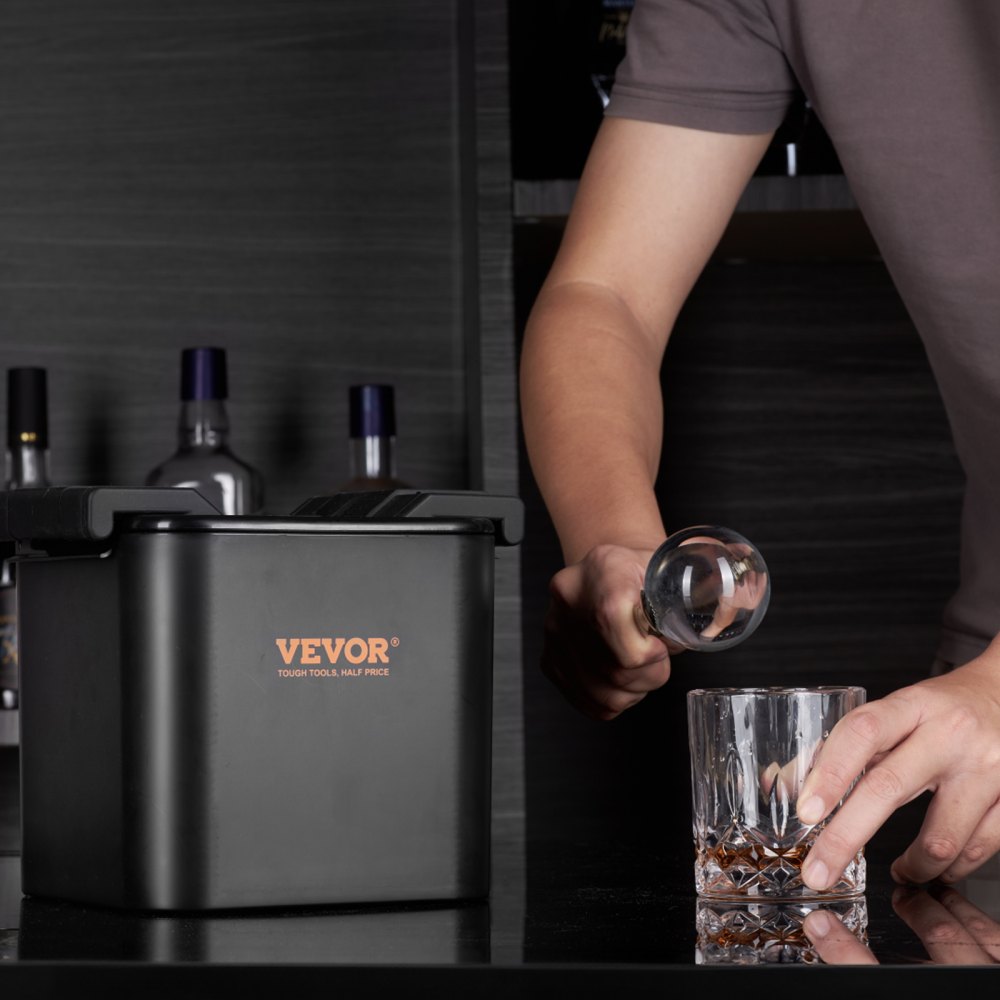 VEVOR Ice Ball Maker, Crystal Clear Ice Ball Maker 2.36inch Ice Sphere ...