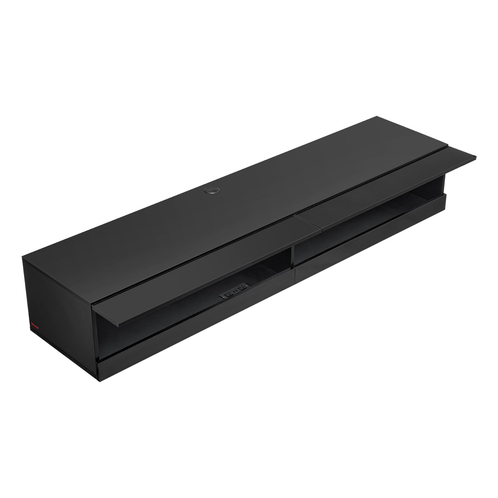 VEVOR Floating LED TV Stand With LED Lights & Power Outlets