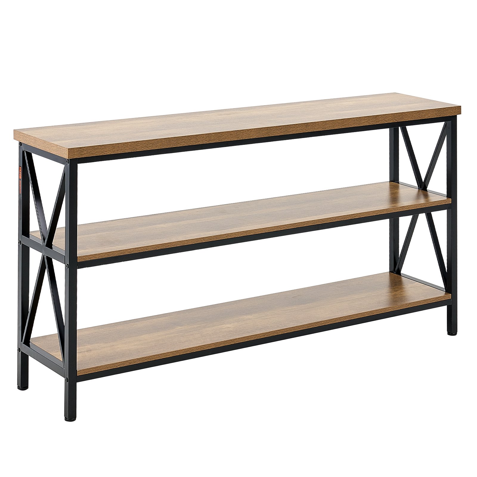 VEVOR Narrow Console Sofa Table, 55.1 inches Behind Couch Table, 3-Tier ...