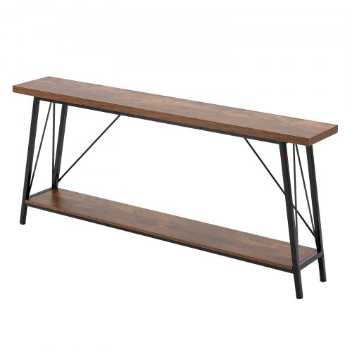 VEVOR Long Console Table, 70.9 Inch Entryway Table, Narrow Hallway ...