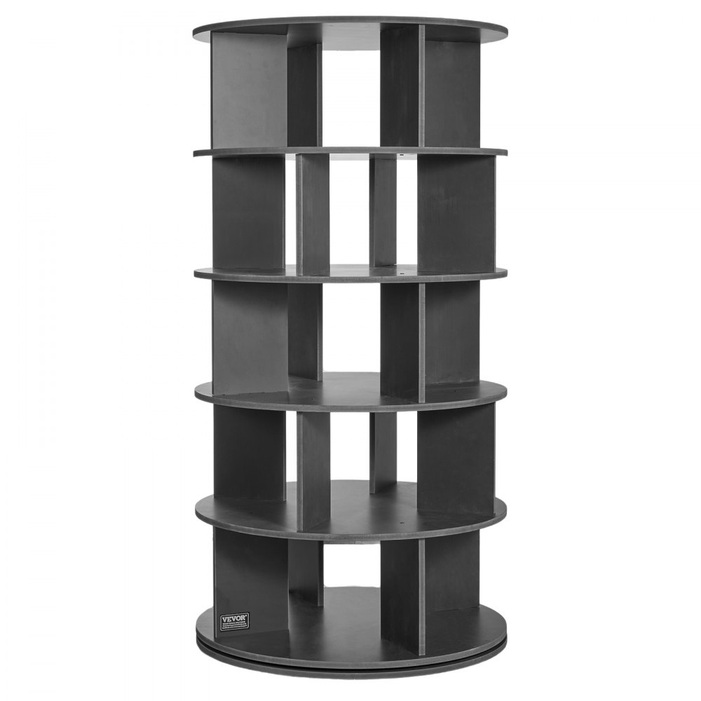 VEVOR 5 Tiers Rotating Shoe Rack Tower, 360°Spinning Shoe Display ...