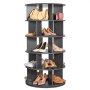 VEVOR 5 Tiers Rotating Shoe Rack Tower, 360°Spinning Shoe Display ...