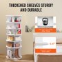 VEVOR 6 Tiers Rotating Shoe Rack Tower, 360°Spinning Shoe Display ...
