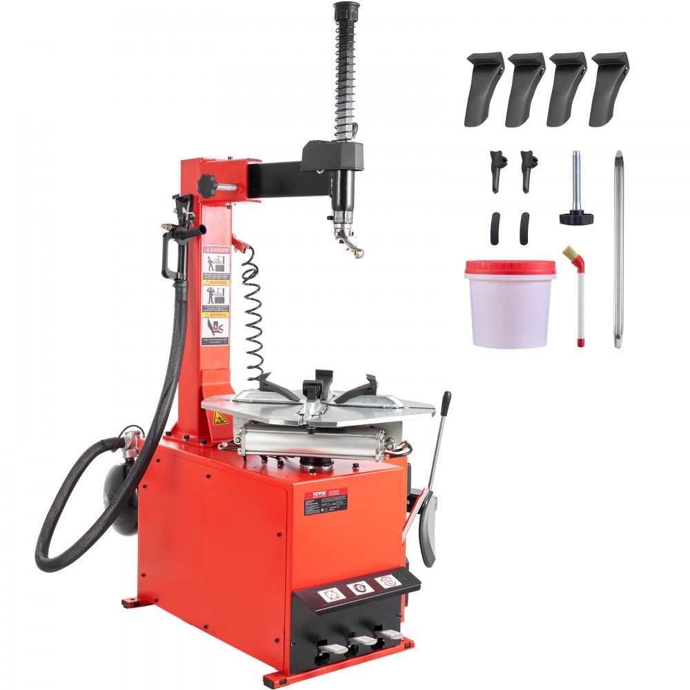 VEVOR Tire Changer Machine, 1.5HP Copper Motor, Durable Tire Changer ...